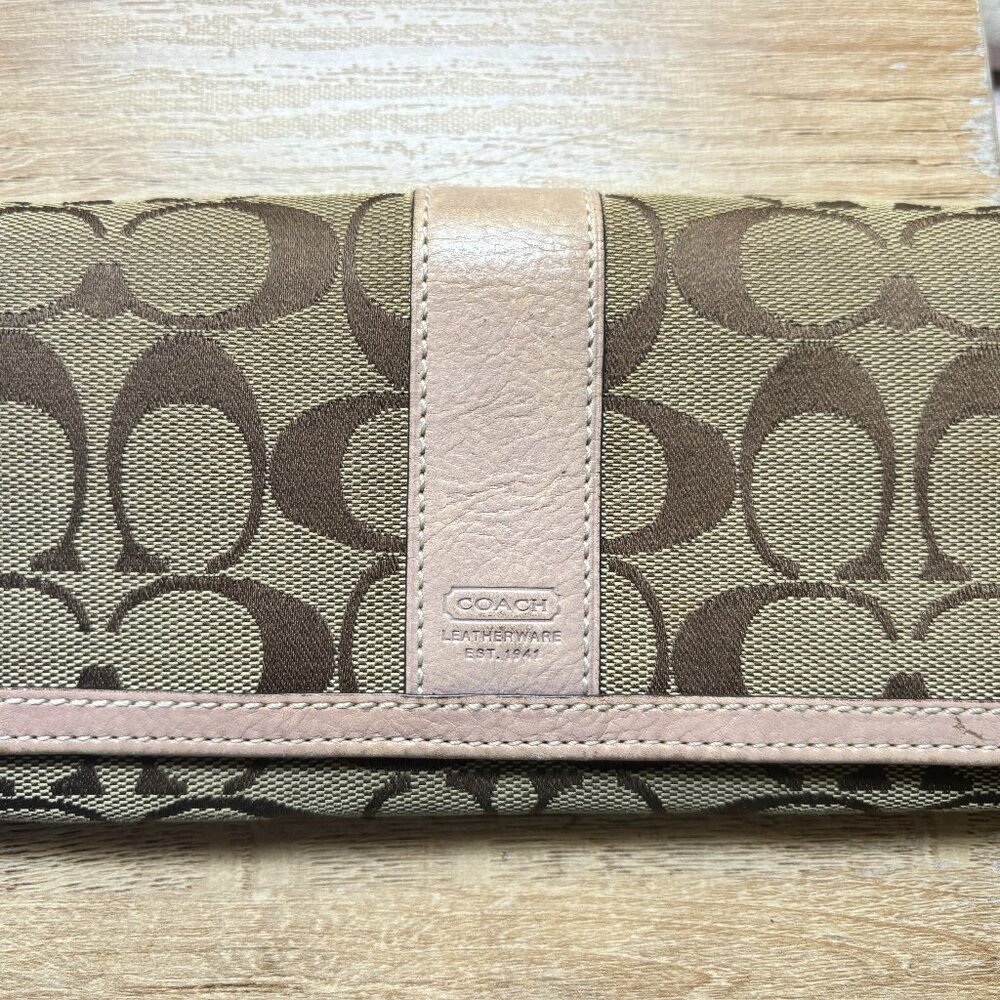 Vintage Coach Signature Logo Monogram Leather/Canvas … - Gem